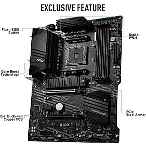 INLAND Micro Center AMD Ryzen 7 5700X 8-Core 16-Thread Unlocked Desktop Processor Bundle with MSI B550-A PRO ProSeries Motherboard (AMD AM4, DDR4, PCIe 4.0, SATA 6Gb/s, M.2, USB 3.2 Gen 2 ATX)