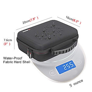 RLSOCO Hard Case for Wahl USA Stainless Steel Lithium Ion 2.0+ Beard Trimmer/2.0+ Slate Beard Trimmer/Cordless Beard Trimmer for Men, Storage Case for Wahl Model 9864SS/9864/9818A (Case Only)