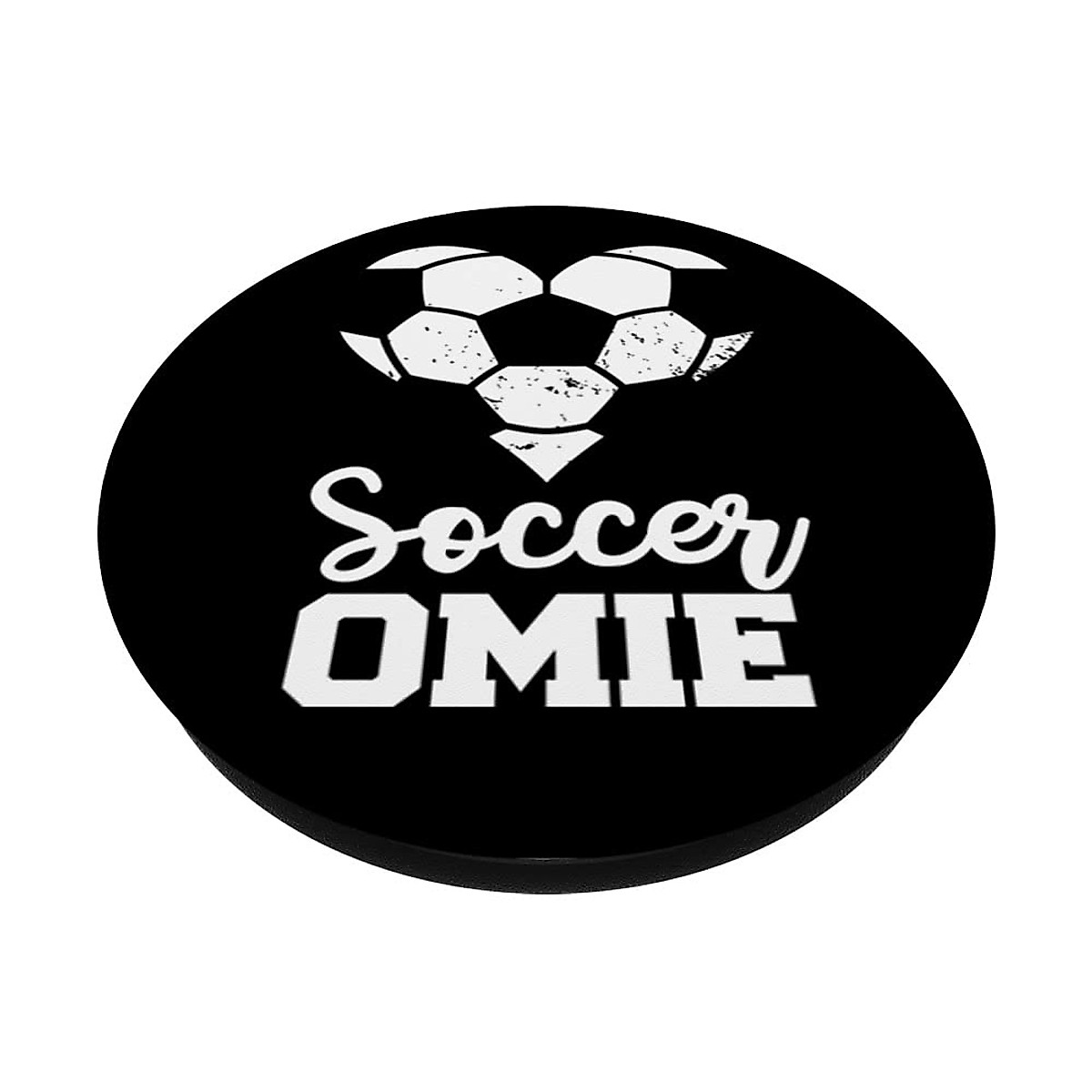 Soccer Omie Funny Soccer Heart Grandma Omie PopSockets Swappable PopGrip