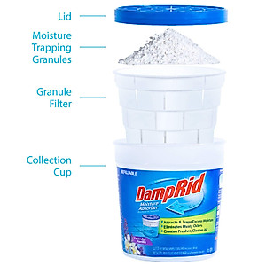 DampRid FG01LV Moisture Absorber, Lavender Vanilla, 10.5-Ounce