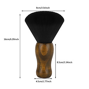 Barber Neck Duster Brush, Yebeauty Large Soft Barber Hair brush for Hair Cutting, Hair Sweep Brushes with Natural Fiber Wooden Handle Cutting Kits