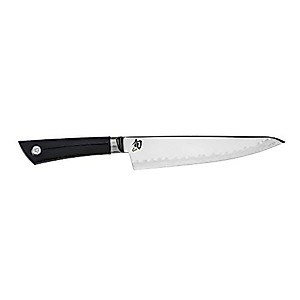 Shun Cutlery Sora Chef's Knife 8” & Saya Sheath, Universal Fit for Chef and Santoku Knives, 7-8 Inch, Beech Wood,