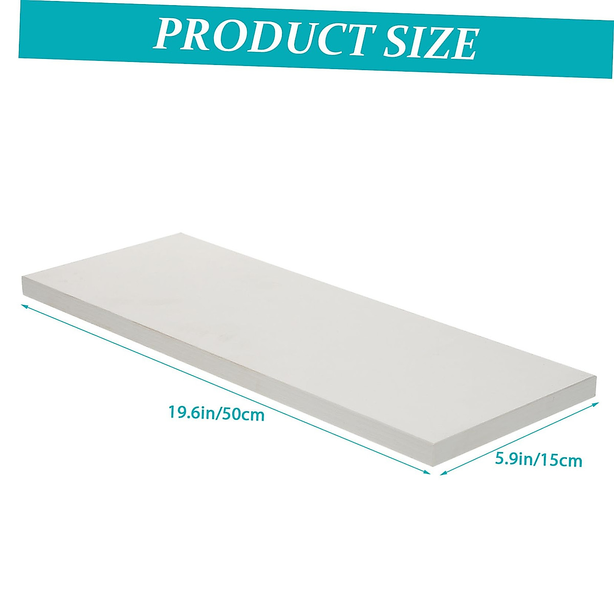 WATIIFUFU 1 Set Wall Bracket Shower Shelves Bathroom Floating Shelf Floating Bookshelves Corner Wall Shelf Bookshelf Wall Mount Modern Floating Shelf Storage Rack Wood White Wall-Mounted