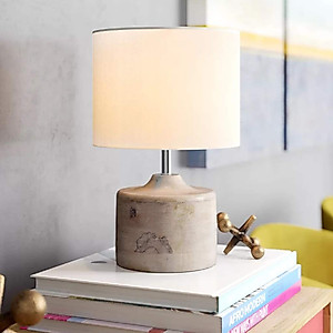 VejiA Bedside Lamps, Solid Desk Lamp, Retro Old Craft Reading Lamp Cafe Western Restaurant Desktop Decorative Lights E27 Cloth Lampshade Reading Lamp/a/22 * 22 * 38Cm (a 22 * 22 * 38Cm