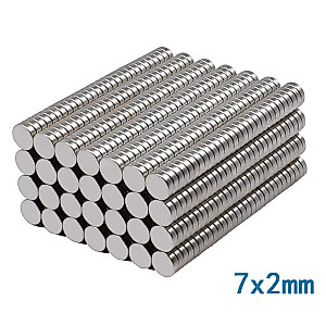 100 Pieces 7x2mm Tiny Small Multi-use Refrigerator Magnets for Refrigerator Science Crafts Projects