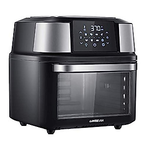 GoWISE USA 17-Quart Air Fryer & Food Dehydrator - 5 Drying Trays plus 6 Additional Accessories - Perfect for Drying Beef Jerky, Herbs, Fruit, Vegetables, Dog Treats