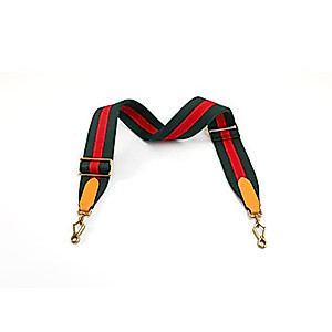 GOXTECH Wide Shoulder Strap Adjustable Replacement Crossbody Purse Handbag (Orange Leather Head )