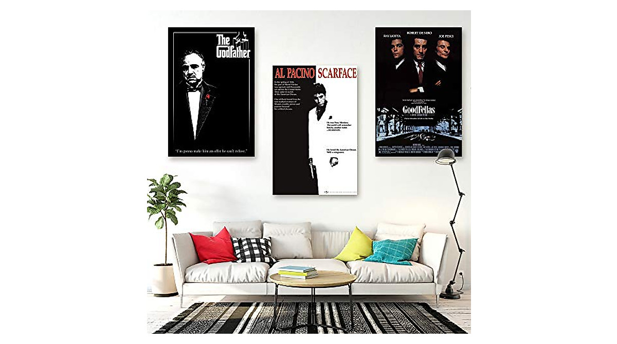 Classic Gangster Movie Poster Set - 3 Pieces