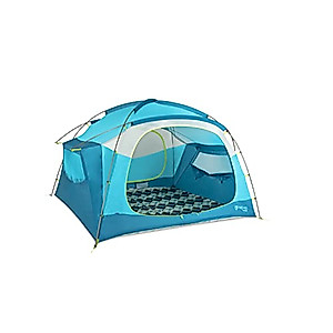 NEMO Aurora Highrise, 3 Season, Family, Car Camping Tent - 6-Person - Atoll/Oasis
