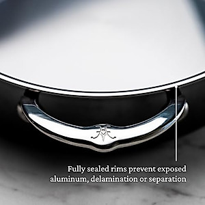 Hestan - NanoBond Collection - Stainless Steel Titanium Sauteuse, Induction Cooktop Compatible, 3.5 Quart