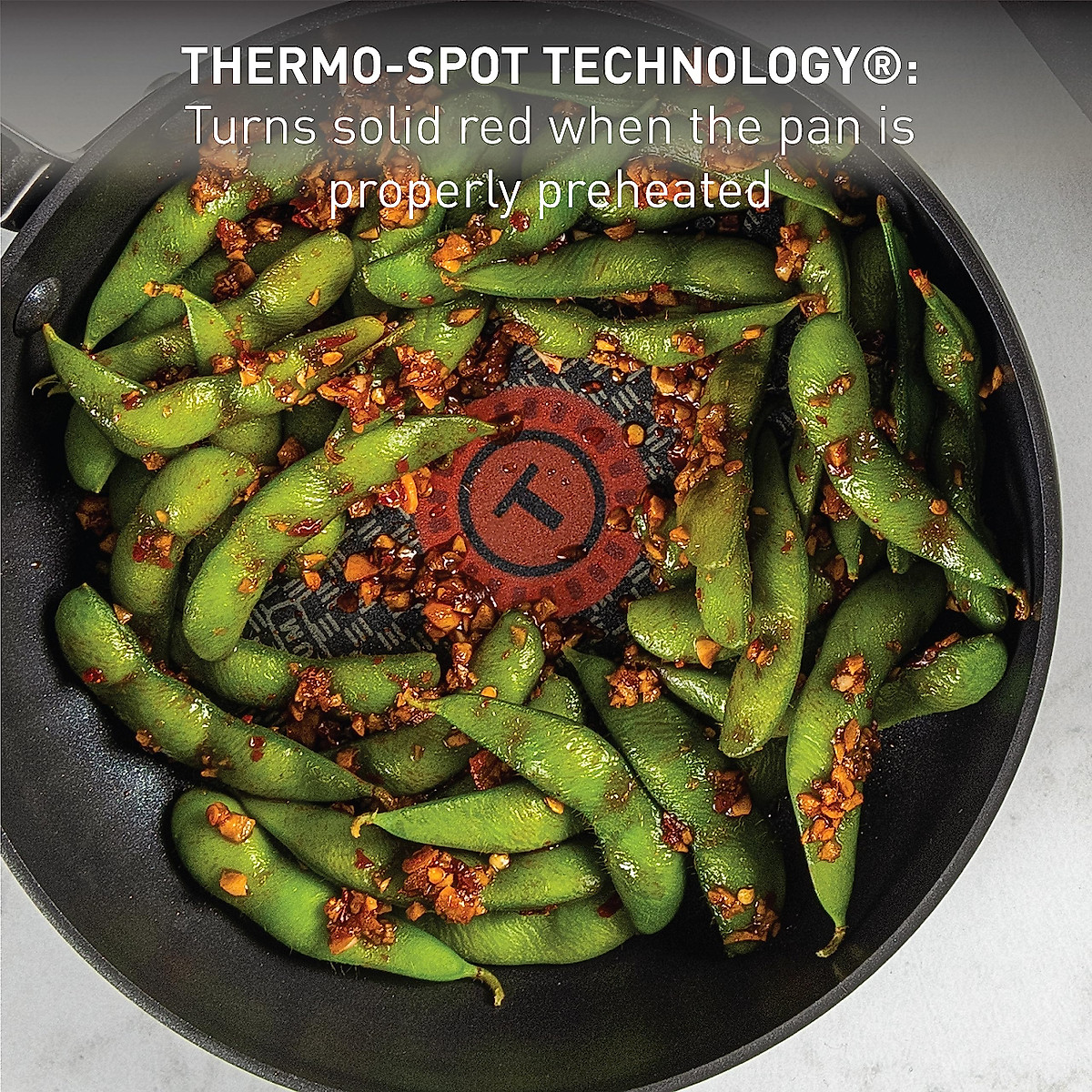 T-fal Ultimate Hard Anodized Nonstick Sauté Pan 8 Inch Oven Safe 400F Cookware, Pots and Pans, Dishwasher Safe Grey