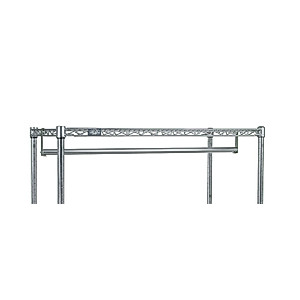 Nexel Coat Rack Rod Kit, 36"W, Chrome Finish