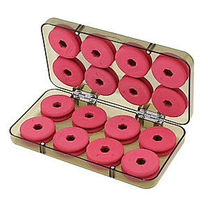 OriGlam 16pcs Fishing Line Storage Fishing Foam Spools, Foam Fishing Winding Board Fishing Line, Fishing Line Spools Fly Fishing Gear for Organizer Storage Accessories