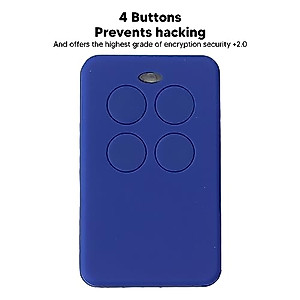 Copy Remote Control, Garage Door Remote Duplicator Compact Easy Programming 4 Button 280MHz to 868MHz for Rolling Window for Appliance