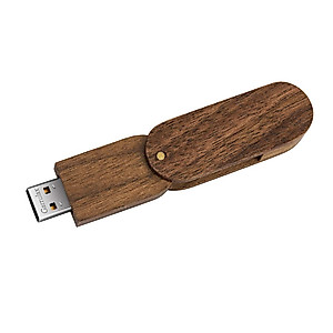 GARRULAX USB Flash Drive, Wooden 8GB / 16GB / 32GB USB2.0 USB Memory Stick Date Storage Pendrive Thumb Drive(16GB, Walnut Wood)