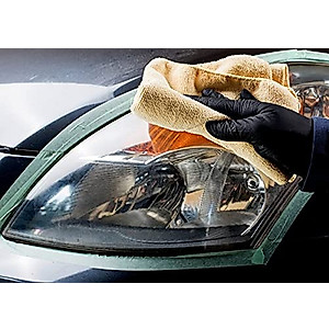 3M Auto Restore and Protect Headlight Restoration Kit, Use On Plastic Lenses, Headlights, Taillight, Fog Lights and More, Includes Sanding Discs, Headlight Clear Coat Wipes, Foam Pad and Glove (39194)