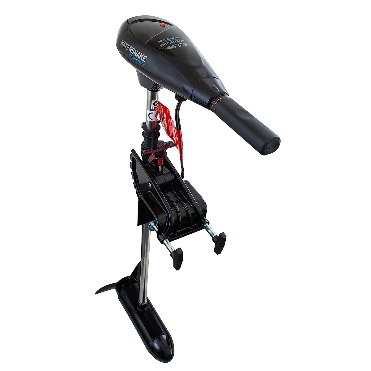 Watersnake Tracer Transom Mount Trolling Freshwater Motor (Black, 36-inch)