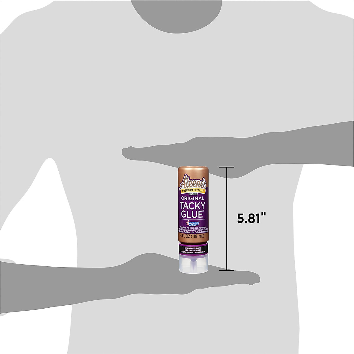 Aleene's Always Ready Tacky Glue, 4 oz, Original