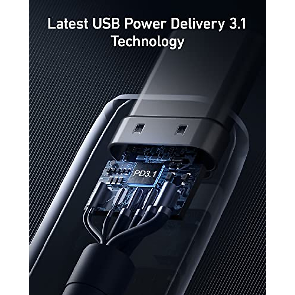 Anker 765 USB C to USB C Cable (240W 6ft Nylon), USB 2.0 Fast Charging USB C Cable for iPhone 15/15Pro/15Plus/ 15ProMax, MacBook Pro 2021, iPad Pro, iPad Air 4th, Samsung Galaxy S23+/S23 Ultra