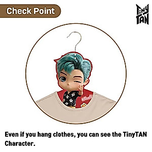 Kpop Merchandise Official Licensed K-POP Merch - TinyTAN Character Clothes Hanger with Steel Hook (j-Hope)