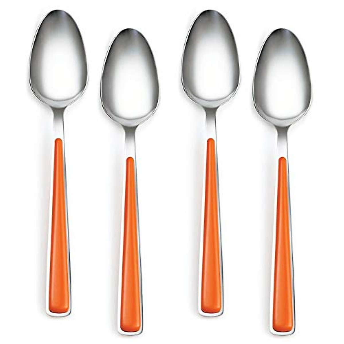 Fiesta 20-Piece Merengue Flatware Silverware Set, Service for 4, Stainless Steel/ABS, Includes Forks/Knives/Spoons, Multicolor