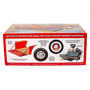 Round 2 AMT 1953 Ford Pickup (Coca-Cola) 1:25 Scale Model Kit (AMT1144M)