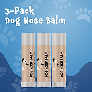 Evergreen Pet Supplies [3 Pack Dog Nose Balm for Soothing Relief from Dryness & Irritation – Snout Balm Provides Seasonal Protection – Nose Butter Dogs Relief Balm Made in USA - 0.15 oz Each