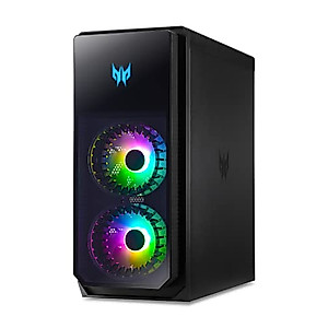 Acer Predator Orion 5000 PO5-650-UR12 Gaming Desktop | 13th Gen Intel Core i7-13700F 16-Core | NVIDIA GeForce RTX 4070 Ti | 16GB DDR5 | 1TB PCIe Gen4 SSD | Intel Wi-Fi 6E | RGB Keyboard & Mouse,Black
