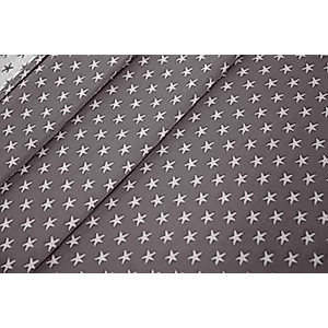 Sterling Creek Dawson Star Muslin Throw Blanket Three Layers Lightweight Breathable Cotton Gauzy Blanket for Adults, All Season (Throw, Gray)