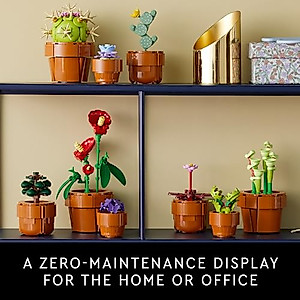 LEGO Icons Tiny Plants Building Set, Cactus Décor Gift Idea for Flower-Lovers, Carnivorous, Tropical and Arid Flora, Build and Display, Botanical Collection, Creative Building Sets for Adults, 10329