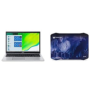 Acer Aspire 5 A515-56-36UT, 11th Gen Intel Core i3-1115G4 proc, 15.6' Full HD Dis, 4GB DDR4, 128GB NVMe SSD Predator Alien Jungle pad, Black