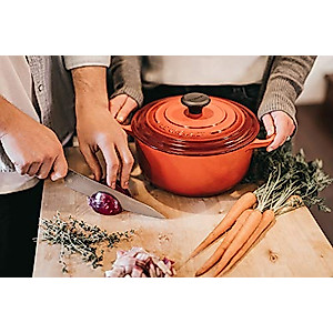 Le Creuset Enameled Cast Iron Signature Round Dutch Oven, 7.25 qt., Cerise