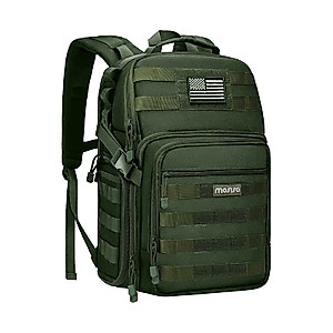 MOSISO Camera Backpack, DSLR/SLR/Mirrorless Tactical Camera Bag Case with Laptop Compartment Compatible with Canon/Nikon/Sony, Army Green