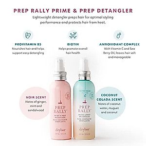 Drybar Prep Rally Prime and Prep Detangler, Noir Scent | Great for Detangling Hair (5 fl. oz.)