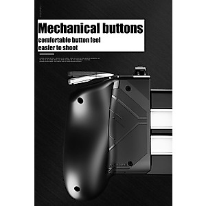 Mobile Game Controller for PUBG/Call of Duty/Fortnite Gaming Grip L1 R1 Portable Phone Trigger Joystick Gamepad for 4-6.5 inches iOS & Android Phone