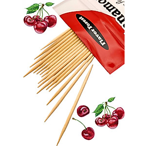 Wild Cherry Flavored Cinnamon Toothpicks - 100ct