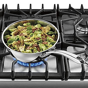 Sauce Pan with Lid by Cuisinart, 3 Quart Chef's Pan, Stainless Steel, 8335-24