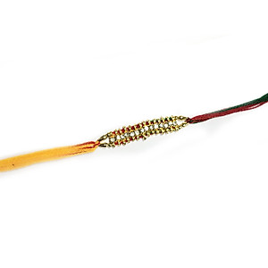 Set of Three Rakhi, 14 Stone Rakhi thread, Raksha bandhan Gift for your Brother, Vary Color and Multi Design