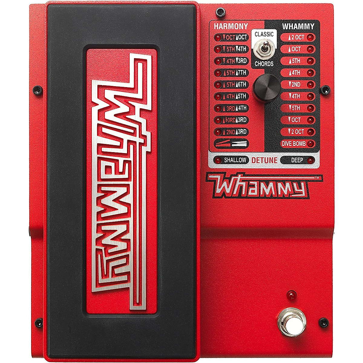 Digitech Whammy 5 Pitch Shift Pedal Bundle with 3 Patch Cables and Dunlop Variety Pick Pack