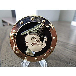 United States Navy USN Popeye Ask The Chief Challenge Coin