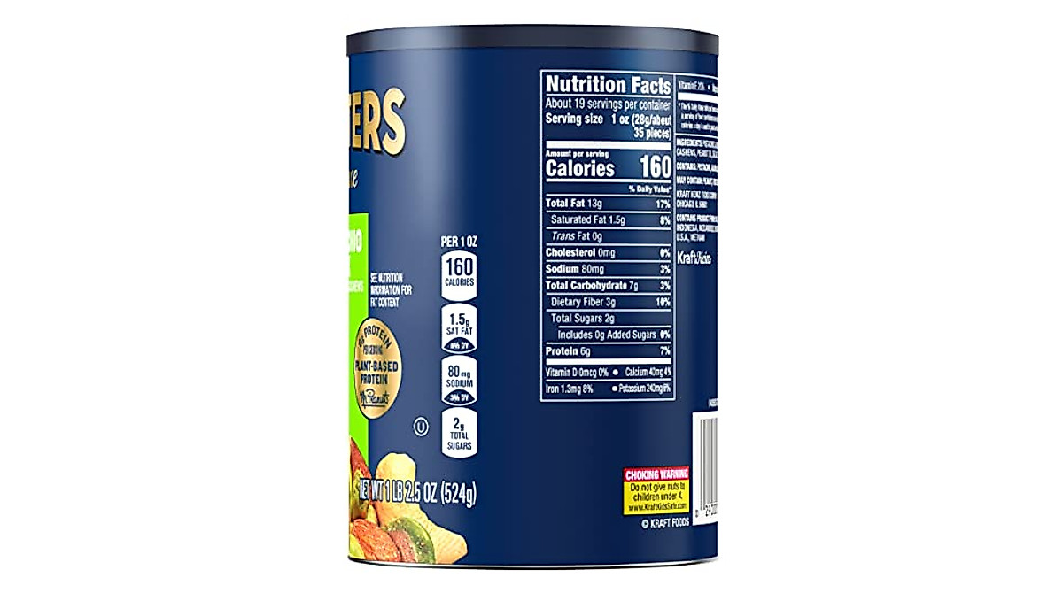 Planters Deluxe Pistachio Mix - Gourmet Nut Blend in Resealable Canister
