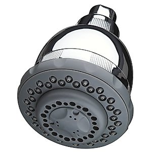 Culligan WSH-C125 Wall-Mounted Filtered Showerhead with Massage, 10,000 Gallon, Chrome, 8.5"L x 4.75"W