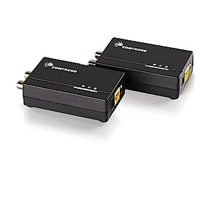 Comtrend G.hn Powerline 1200Mbps Ethernet Over Coaxial Kit I Enhanced Streaming and Gaming I 2 Unit Kit (GCA-6000KIT)
