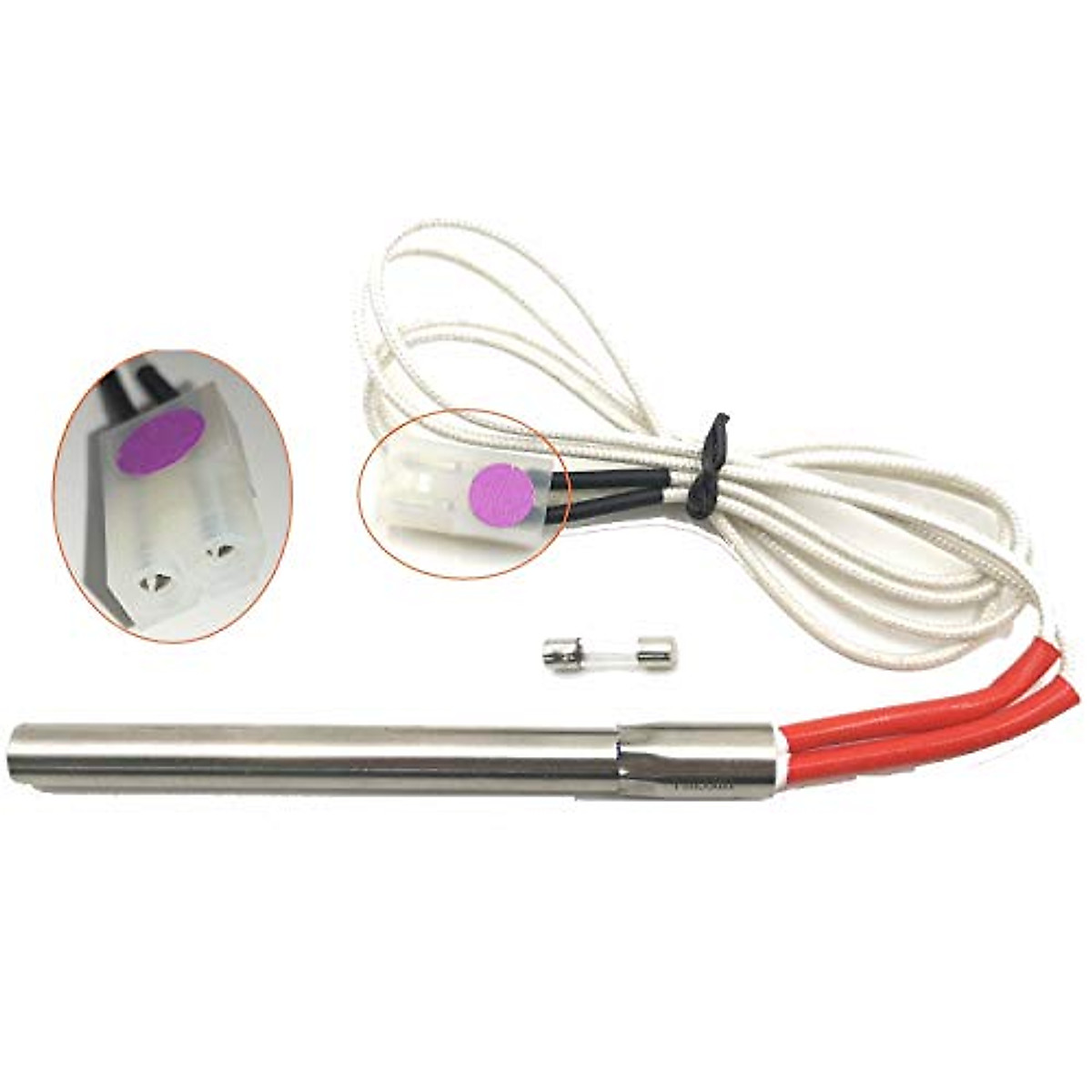 Firsgrill Replacements for Pit Boss Pellets Grill/Smoker Parts (2, Ignited Rod & Firebox)