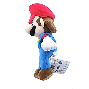 Little Buddy Super Mario All Star Collection 1414 Mario Stuffed Plush, Multicolored,9.5"
