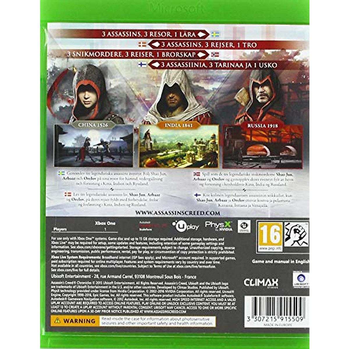 Assassins Creed Chronicles (Xbox One) (Xbox One)