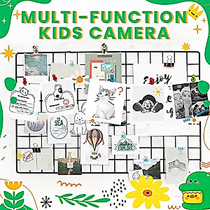 Kids Camera Instant Print,Zero Ink Camera for Kids 1080P HD,Selfie Digital Camera with Print Paper,2.4 Inch Screen Kids Video Camera,Birthday Gift for Boys Girls 3-12