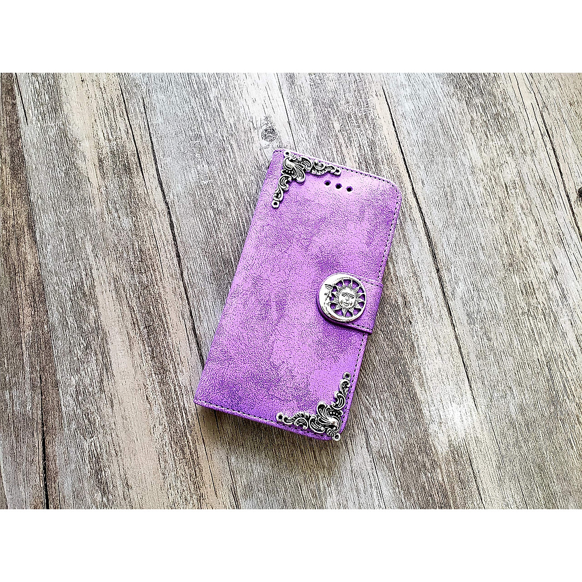 Moon and Sun phone leather wallet removable case for iPhone X XS XR 11 12 13 14 Pro Max Samsung S23 S22 S21 S20 Ultra Note 20 10 Plus Mn1215