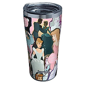 Tervis Disney - Cinderella - 70th Anniversary Triple Walled Insulated Tumbler Cup Keeps Drinks Cold & Hot, 20oz, Stainless Steel