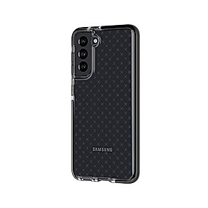 tech21 Evo Check Phone Case for Samsung S21 5G -12 ft. Drop Protection, Smokey/Black